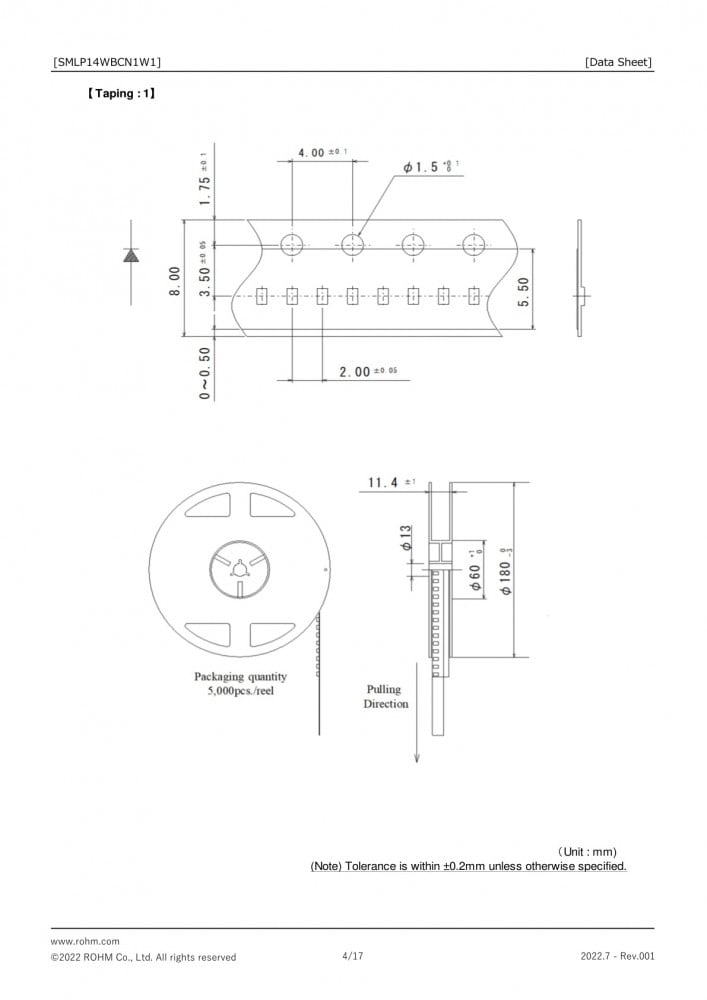 SMLP14WBCN1W1 datasheet page 4
