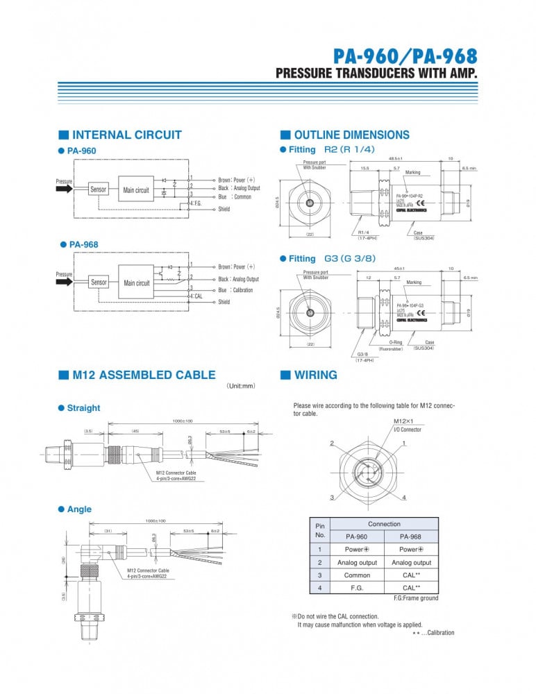Nidec PA-968 technical document page 4