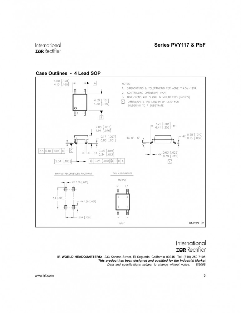 PVY117 datasheet page 5