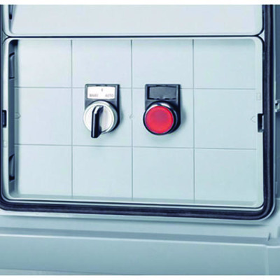 Plexo³ - Plain faceplate 12 mod - For 12-module cabinets - IK09 impact-resistant plastic - For Plexo³ weatherproof cabinets for sale