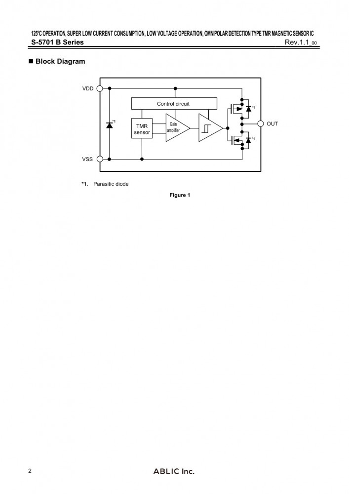 S-5701 B Series datasheet page 2