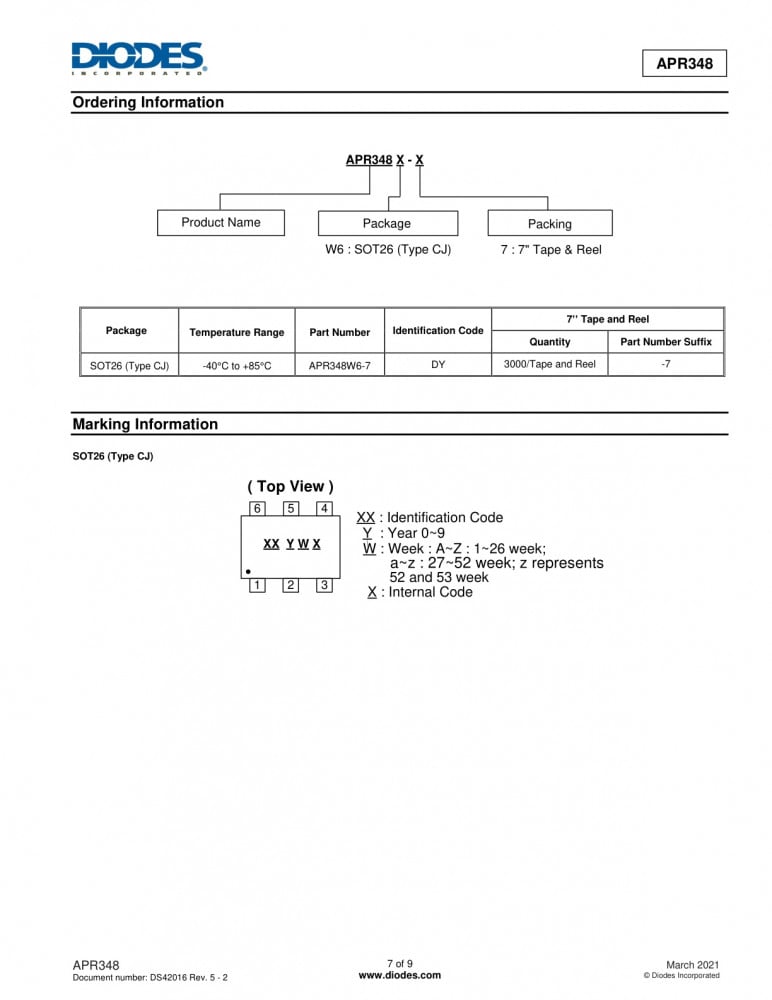 APR348W6-7 datasheet page 7