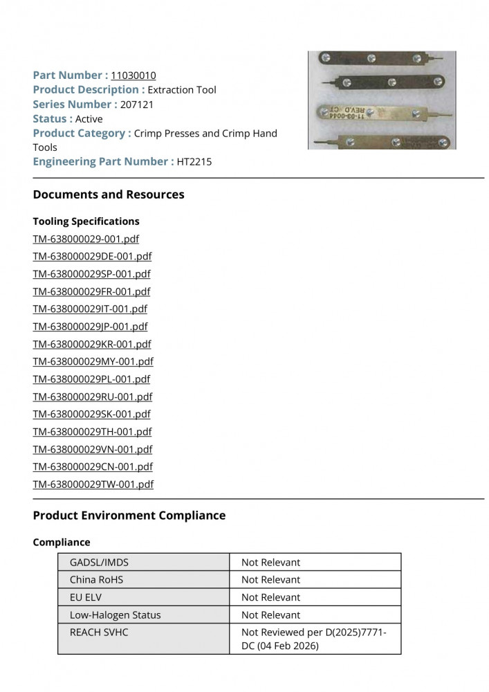 Molex Quality Crimping Handbook page 1