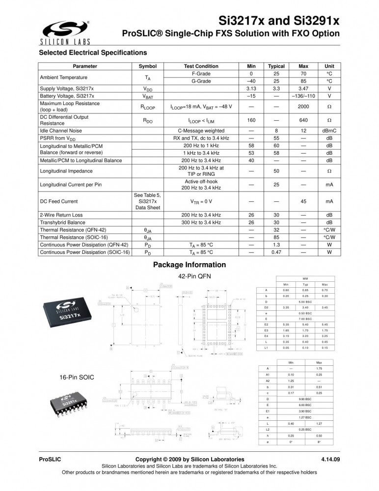 SI32919-A-GSR technical document page 2