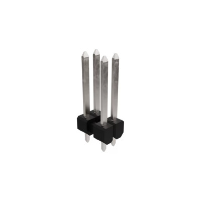MX150 Dual Row Header, Vertical, 4 Circuits, 1.5µm Tin (Sn) Plating, 16.09mm Mating Pin Length, 3.05mm PC Tail Length for sale