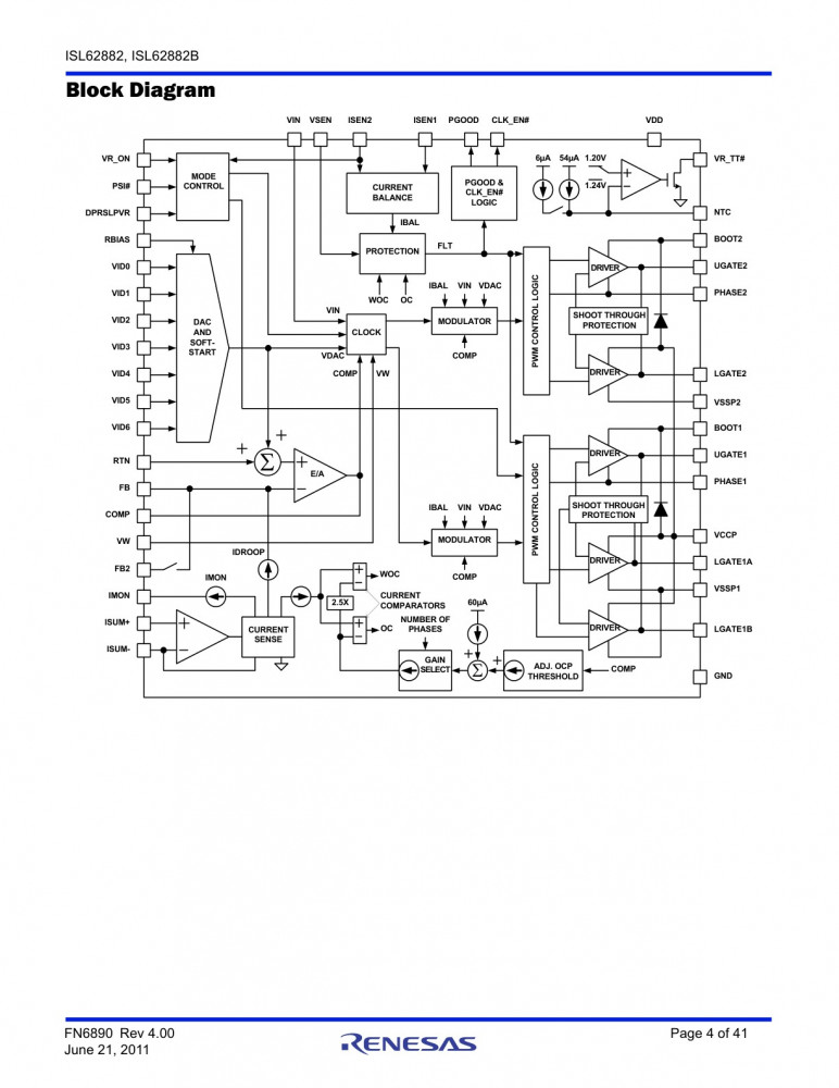 ISL62882BHRTZ-T datasheet page 4