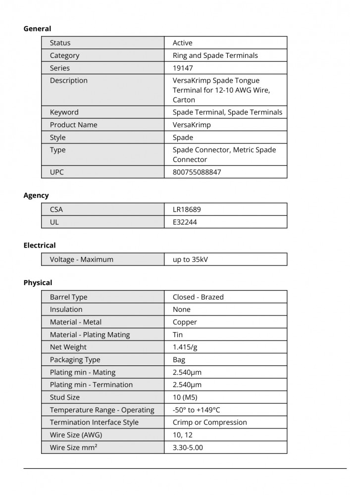 191470090 product document, page 2