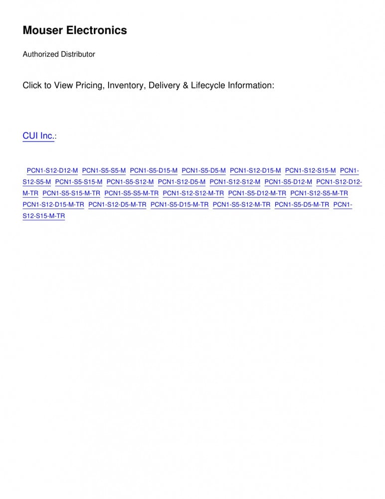 PCN1-S5-S12-M datasheet page 10