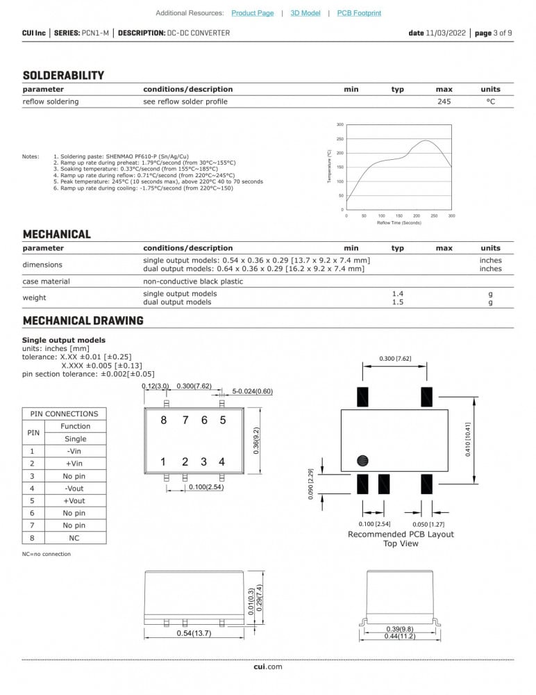 PCN1-S5-S12-M datasheet page 3