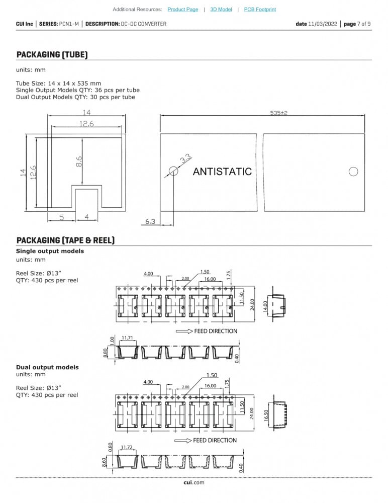 PCN1-S5-S12-M datasheet page 7