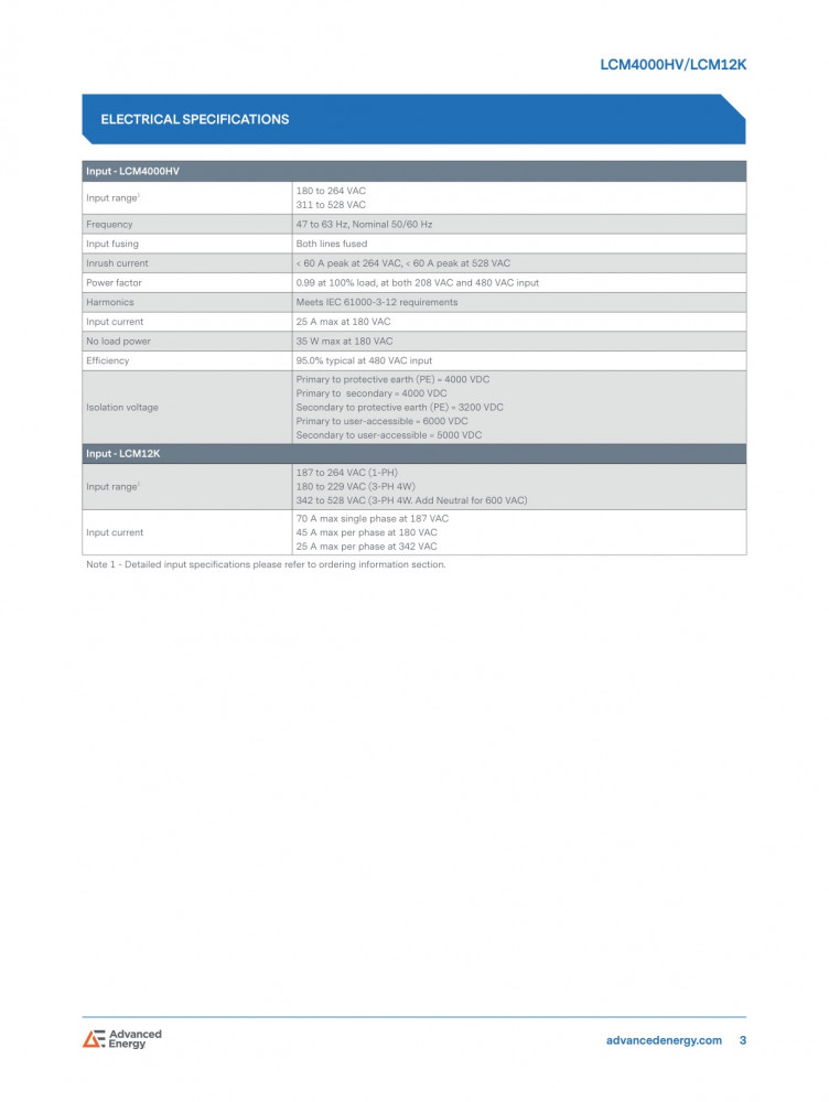 LCM4000HV documentation page 3