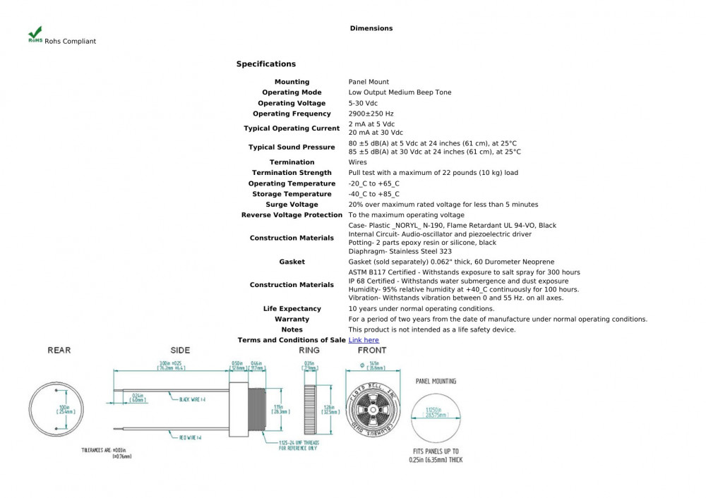 LB-07-530-W(M) technical document page 2