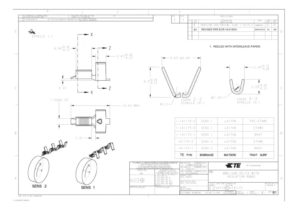 TE Connectivity 1-141175-2 technical drawing preview
