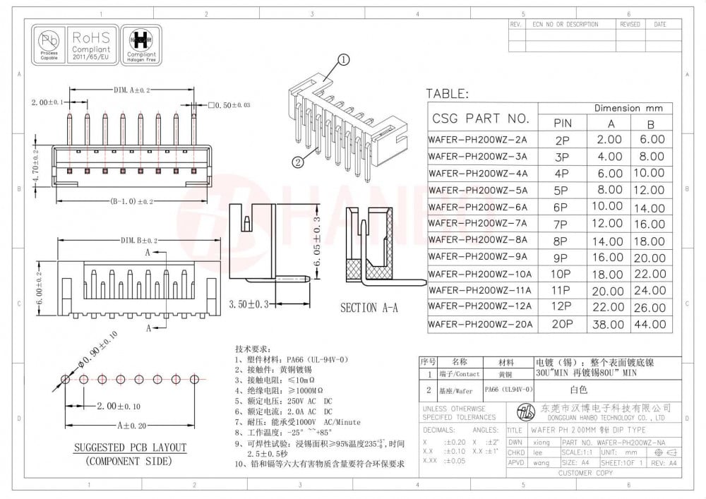 WAFER-PH200JK technical drawing page 4