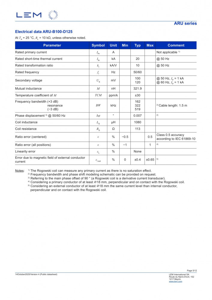 LEM ARU documentation page 5