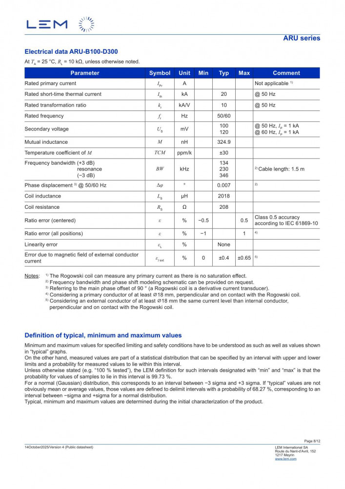 LEM ARU documentation page 8