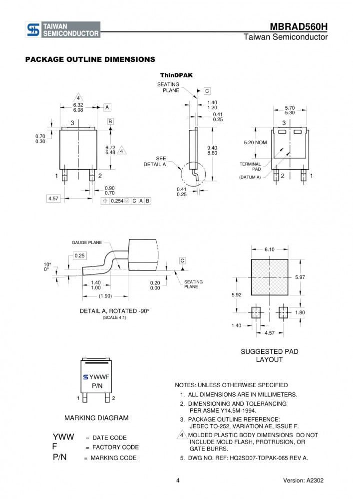 MBRAD560H datasheet page 4