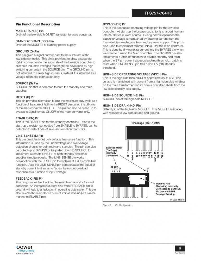 TFS763HG datasheet page 5
