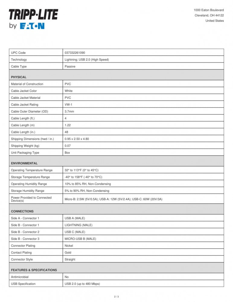 M101AB-004-LMCW technical document page 2