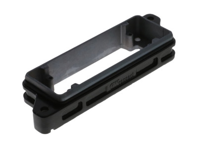 Heavy-Duty High Performance-Harsh Environment (HP-HE) Bulkhead Housing, Screw Locking, Zinc Alloy, Top Entry, Size 24B «104x27», Black for sale
