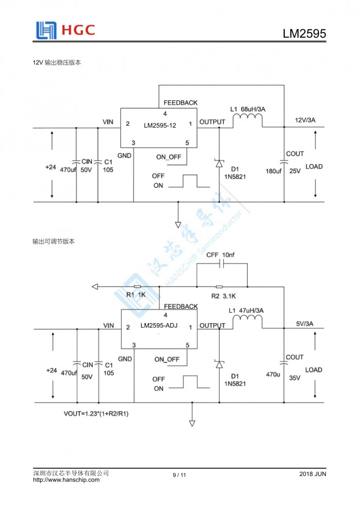 LM2595T-ADJG datasheet page 9