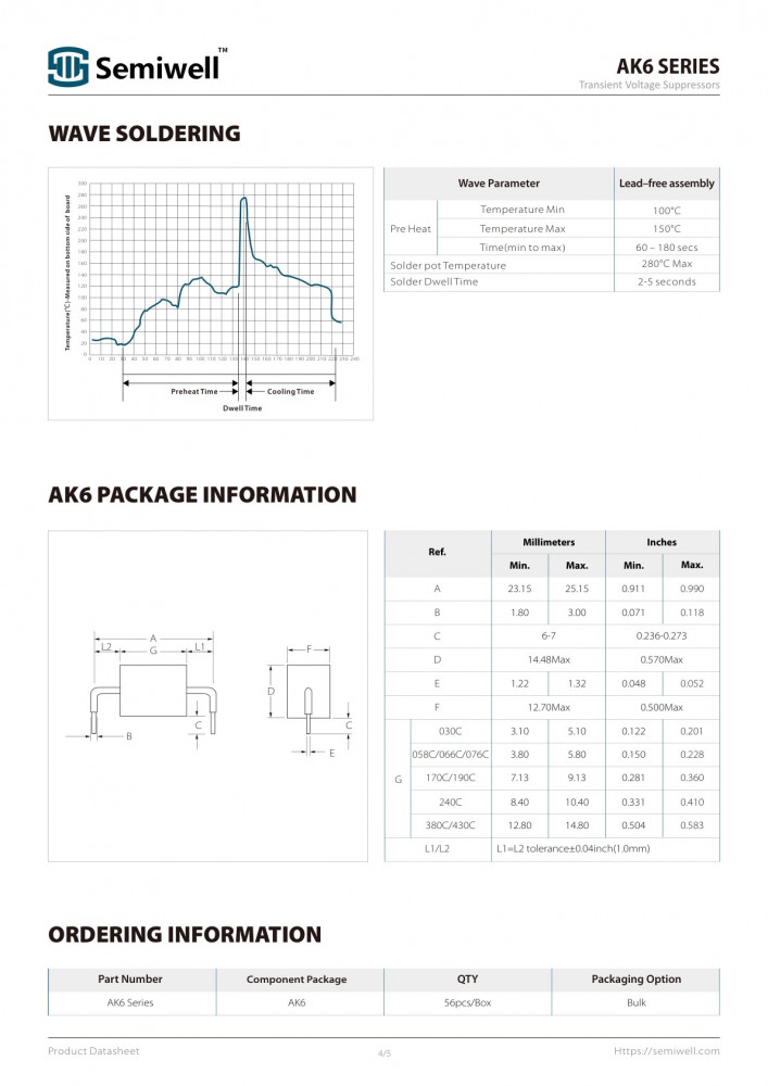 AK6-430C datasheet page 4