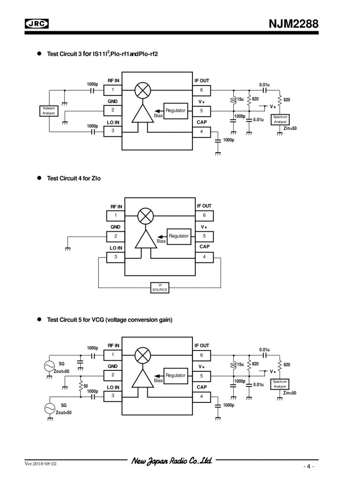NJM2288 datasheet page 4