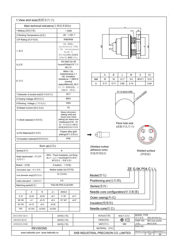 ZEG.0K.P04.CLL technical drawing