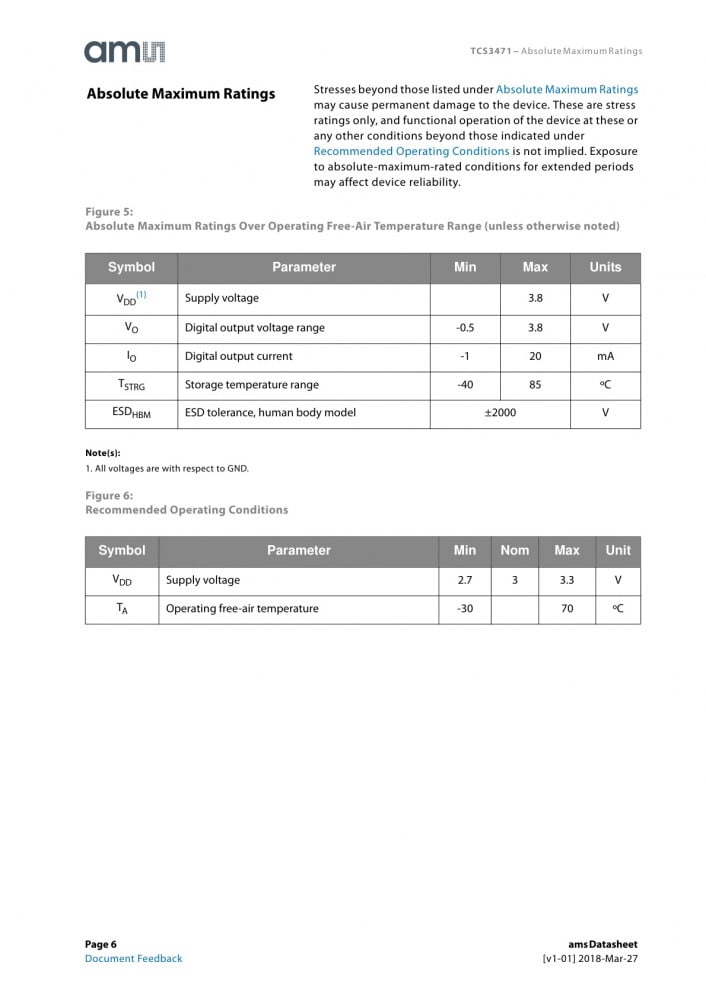 TCS34711FN datasheet page 6