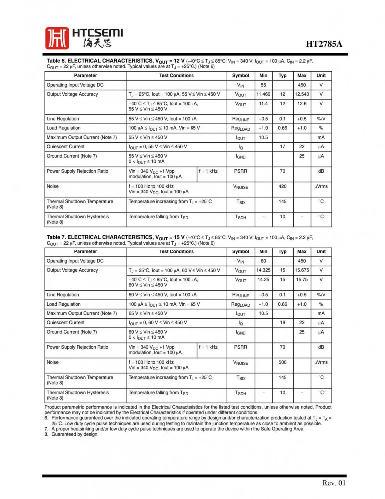 HT2785A datasheet page 4
