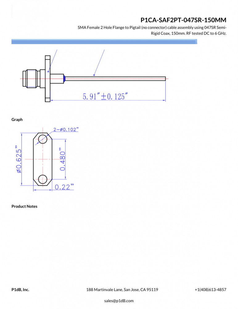 P1CA-SAF2PT-047SR-150MM product document image, page 2