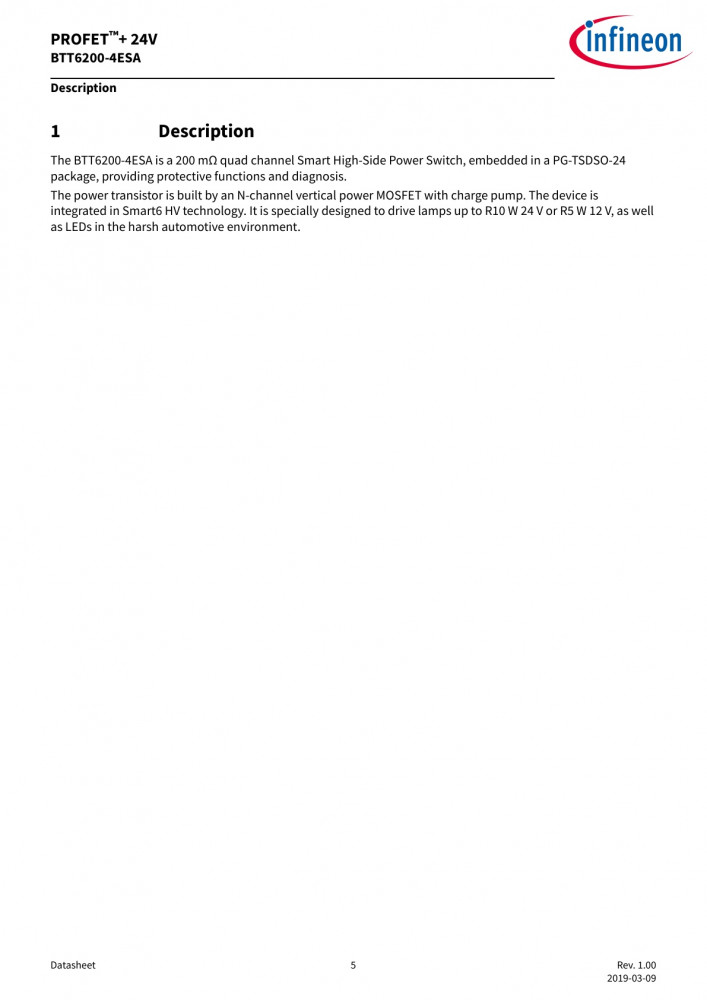 BTT6200-4ESA datasheet page 5
