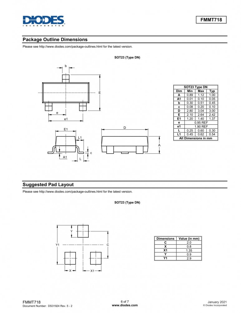FMMT718TA datasheet page 6