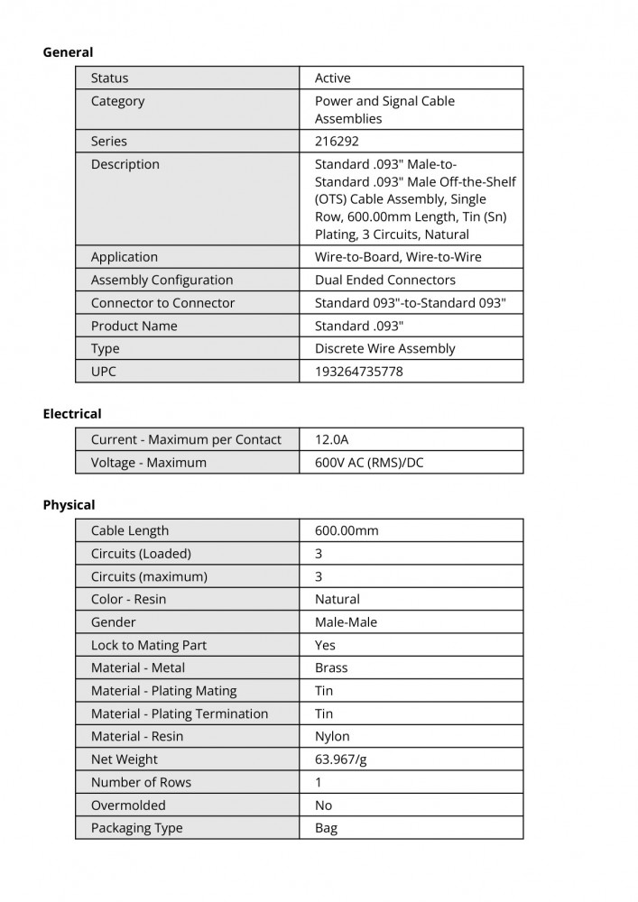 Product document image, page 2