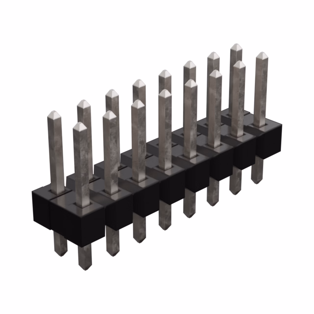 C-Grid Header, 2.54mm Pitch, Through Hole, Dual Row, Vertical, 16 Circuits, 2.54µm Tin (Sn) Plating, Tray Packaging, Lead-Free for sale