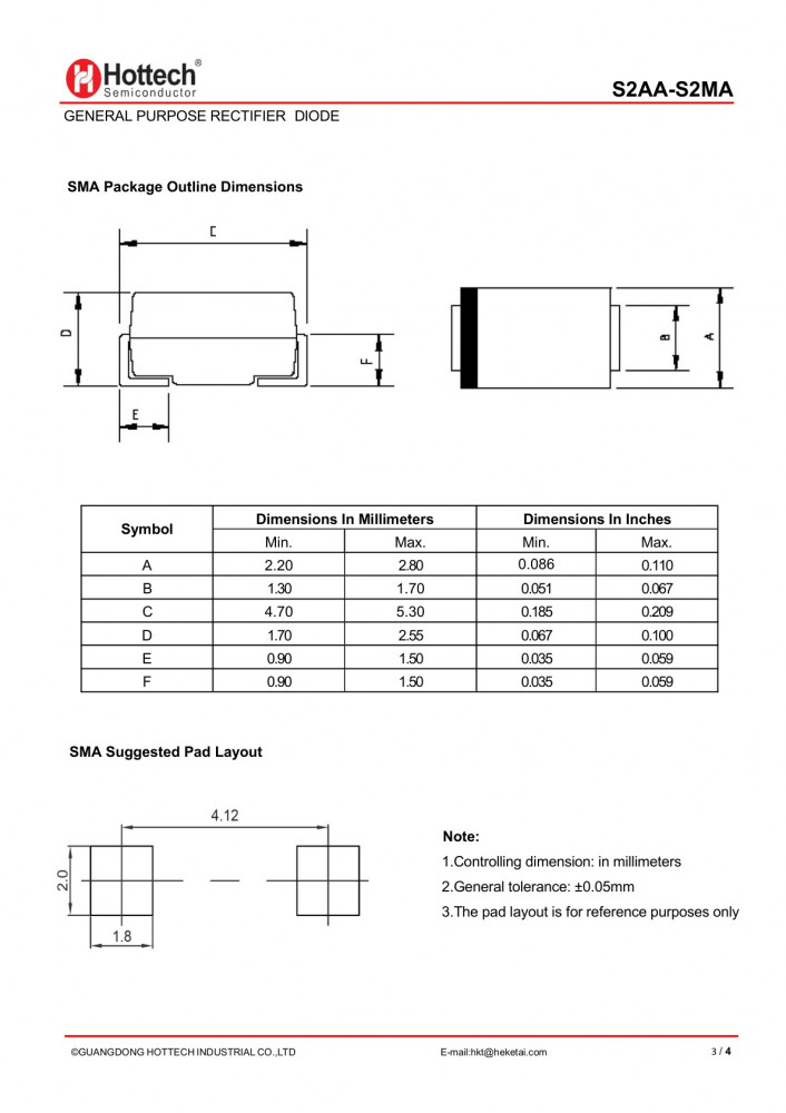S2MA datasheet page 3