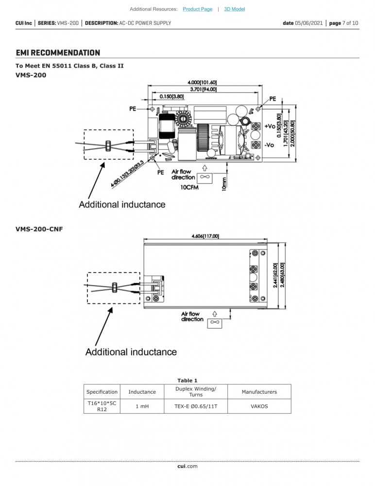VMS-200-12 datasheet page 7
