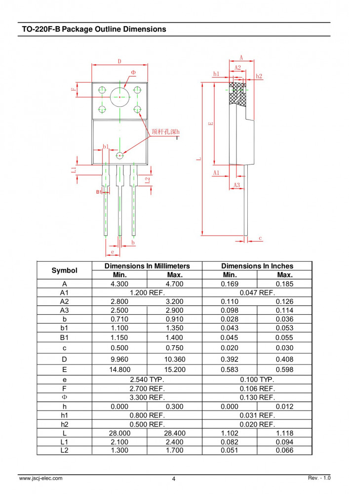 SBD3045SCTB datasheet page 4