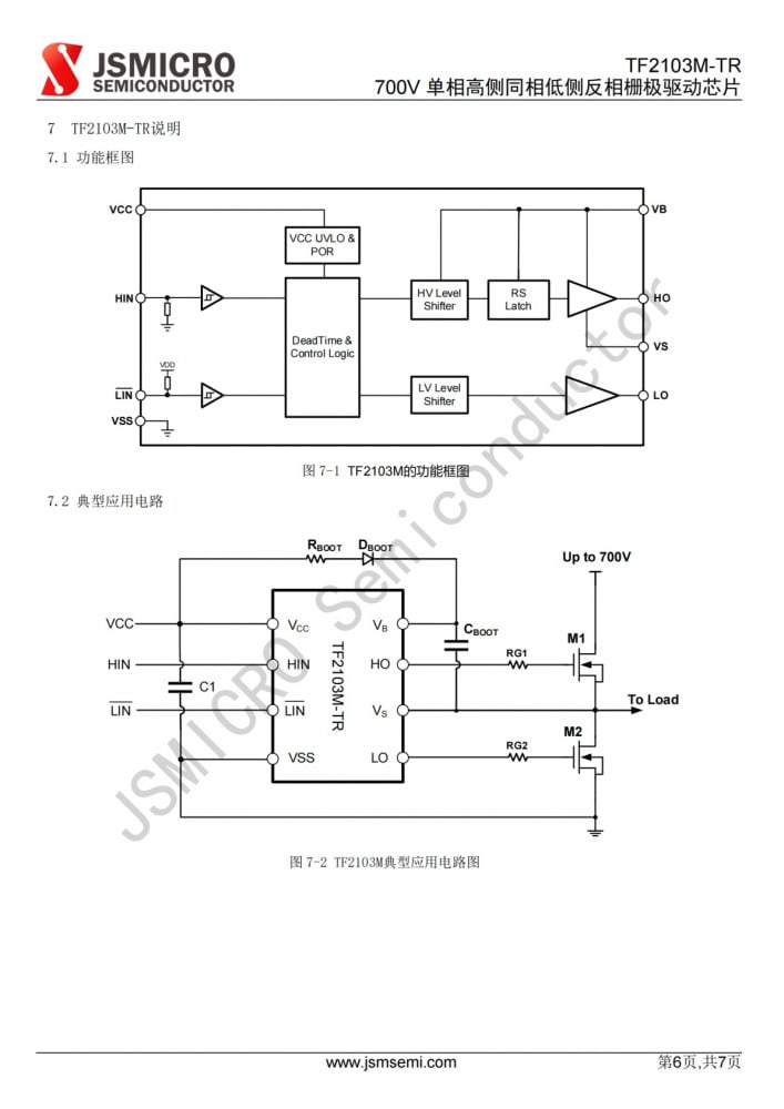 TF2103M-TR datasheet page 6