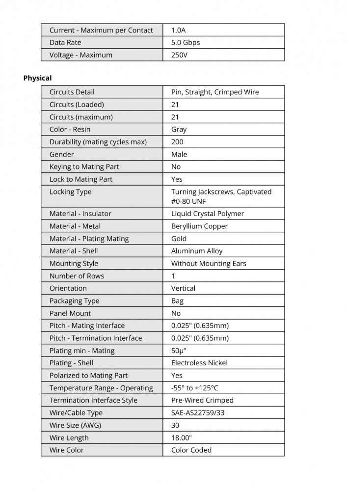 Technical documentation page 2 for NM-112-021-161-JCBC