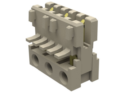 RAST R-Power Female Connector, 5.00mm Pitch, 6.0A, 4 Circuits, UL94-V2, Fully Coded, Open Endwalls for sale