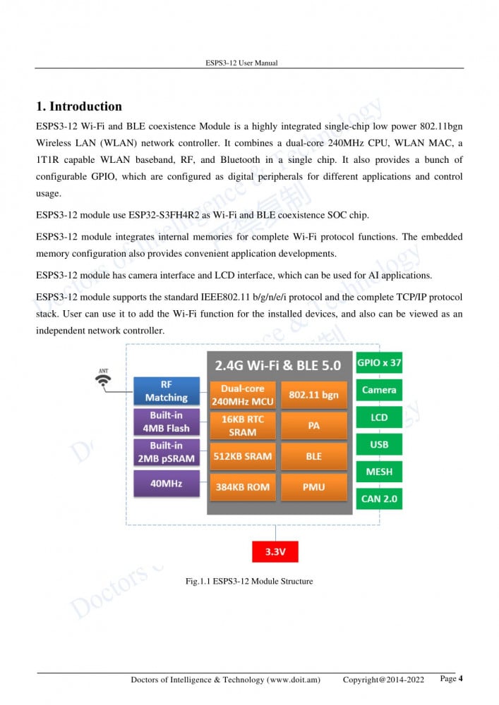 ESPS3-12 datasheet page 4