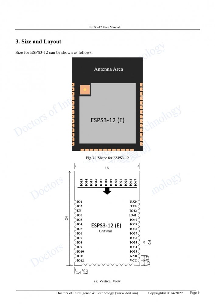 ESPS3-12 datasheet page 9