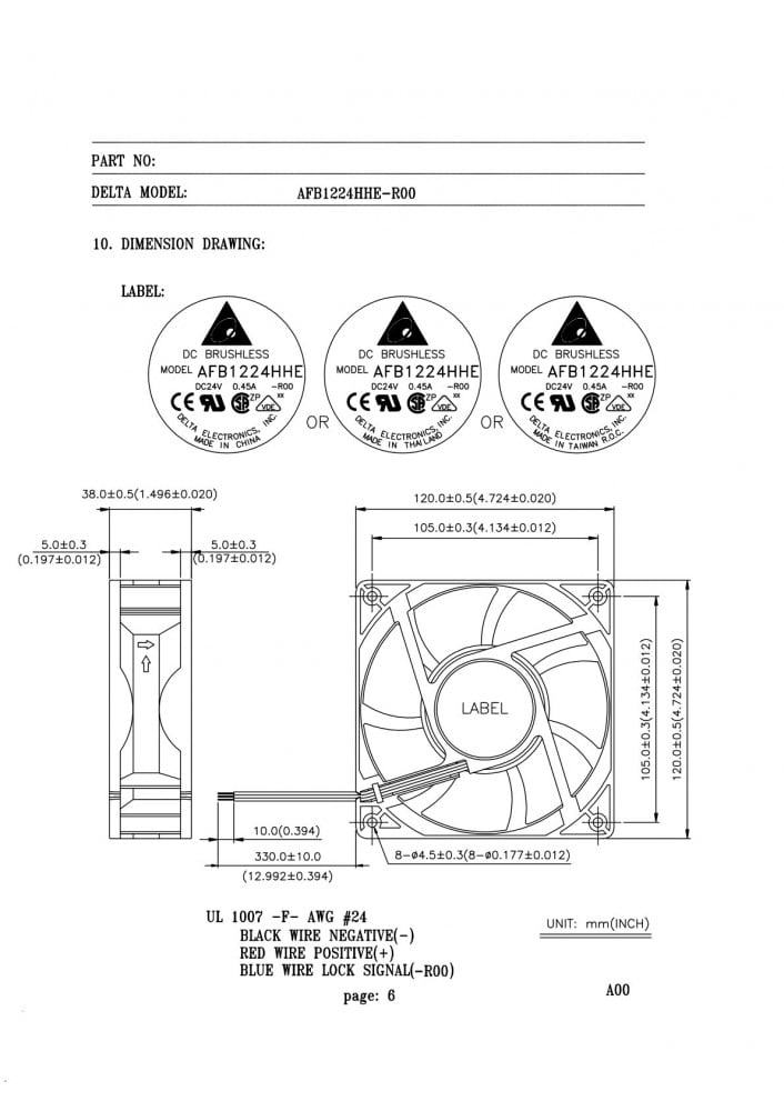 AFB1224HHE-R00 rotation detect page