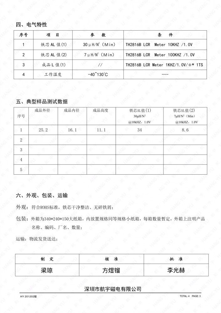 JINGXINGTIANCI approval specification page 3