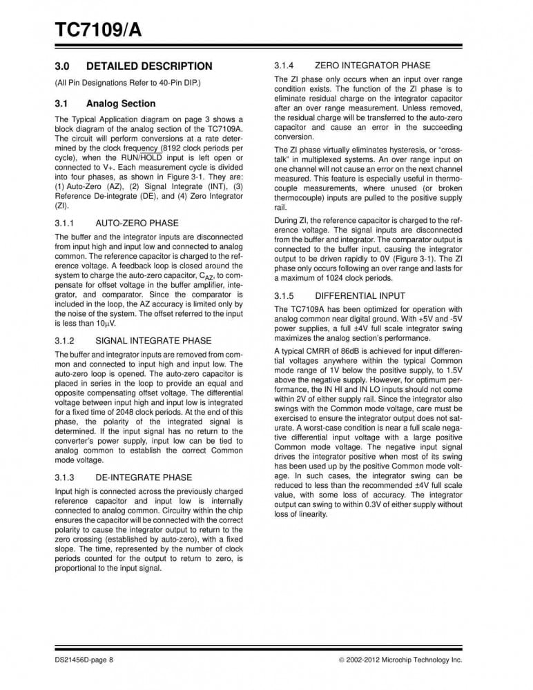 TC7109 technical document page 8