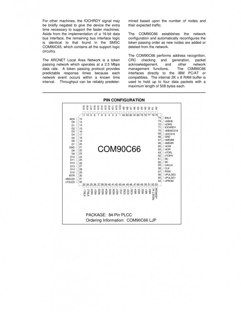 COM90C32P-G technical document page 4