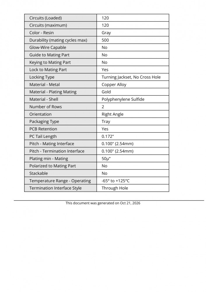 WTB120PR11JTB technical document image, page 2