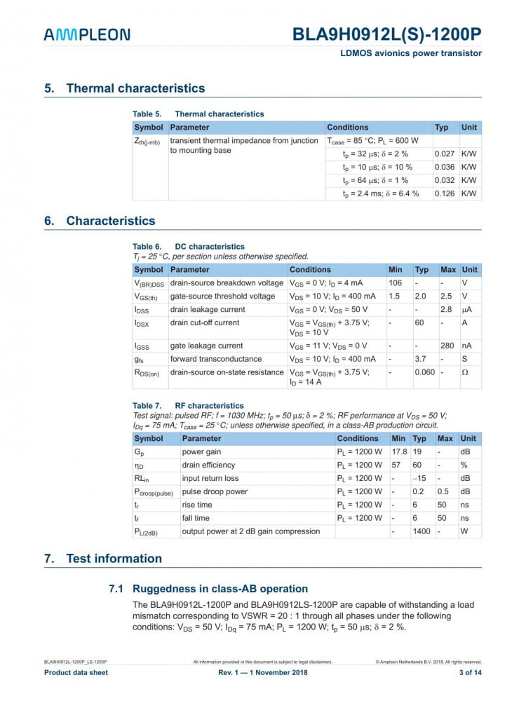 BLA9H0912LS-1200PU technical document page 3