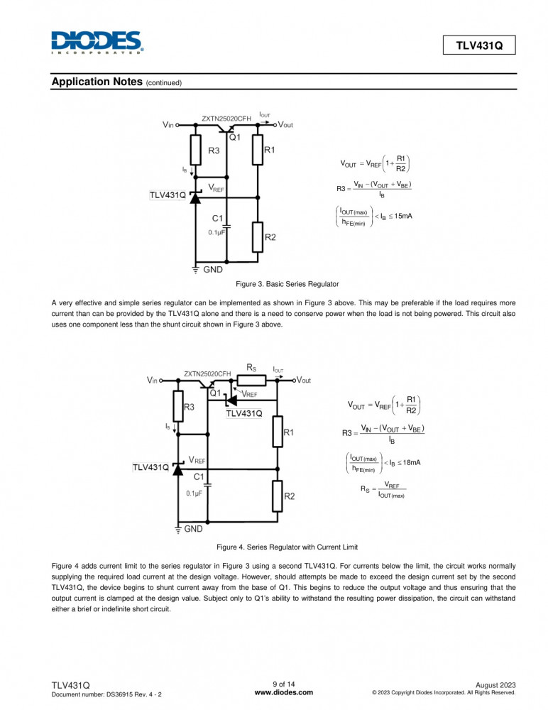 TLV431AQFTA technical document page 9